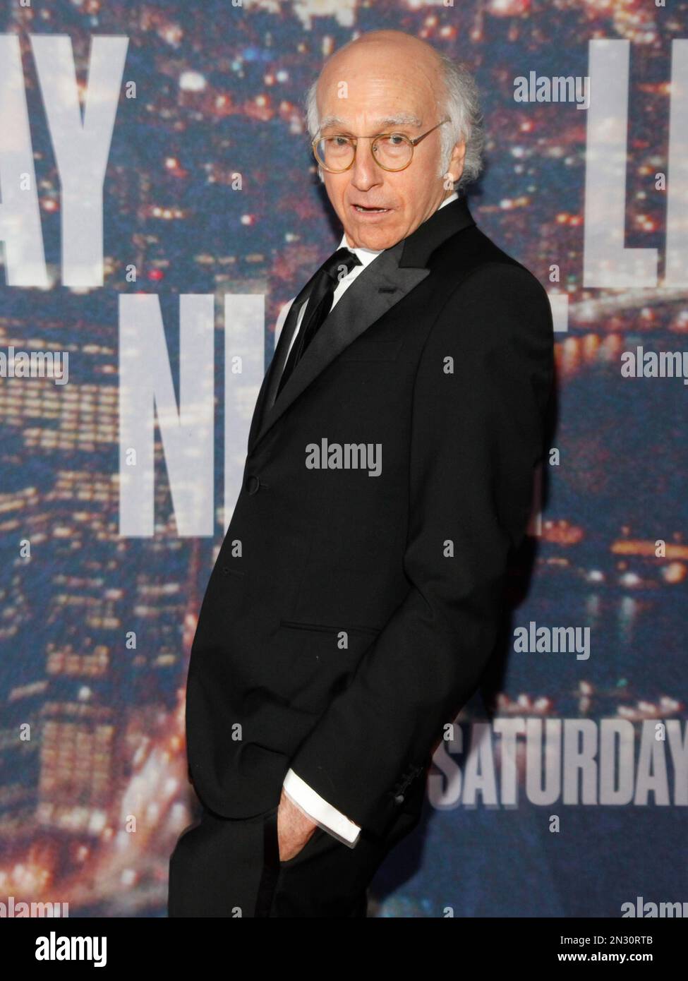Larry David attends the SNL 40th Anniversary Special at Rockefeller ...