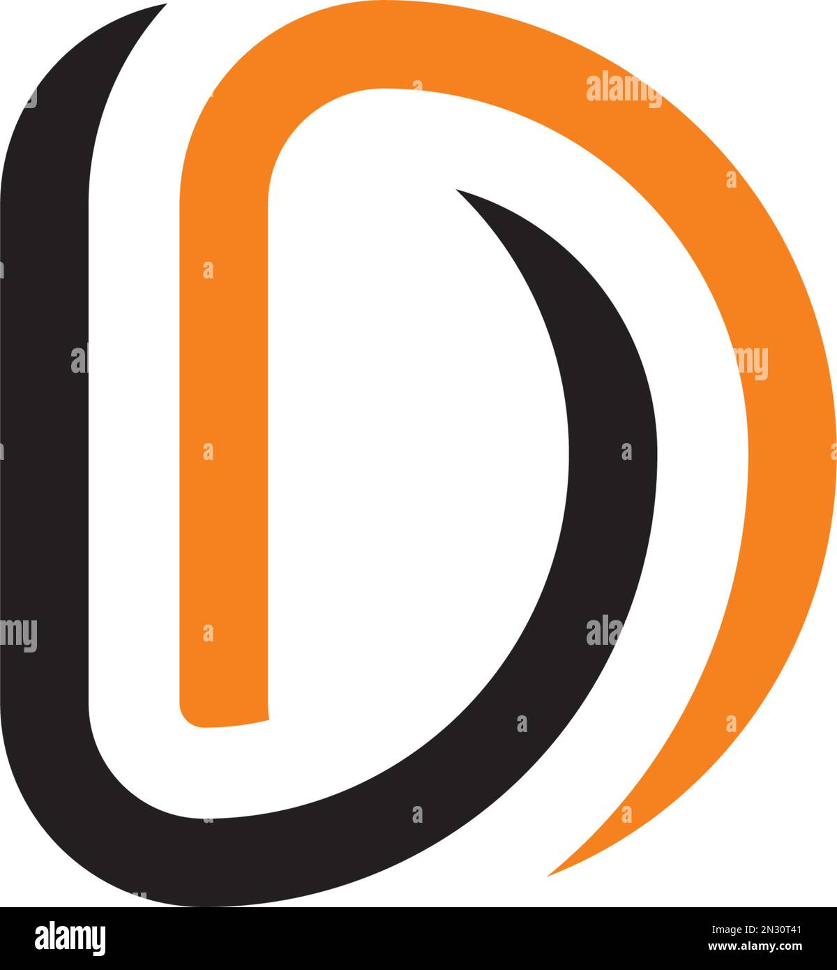 Letter d icon Stock Vector Images - Alamy