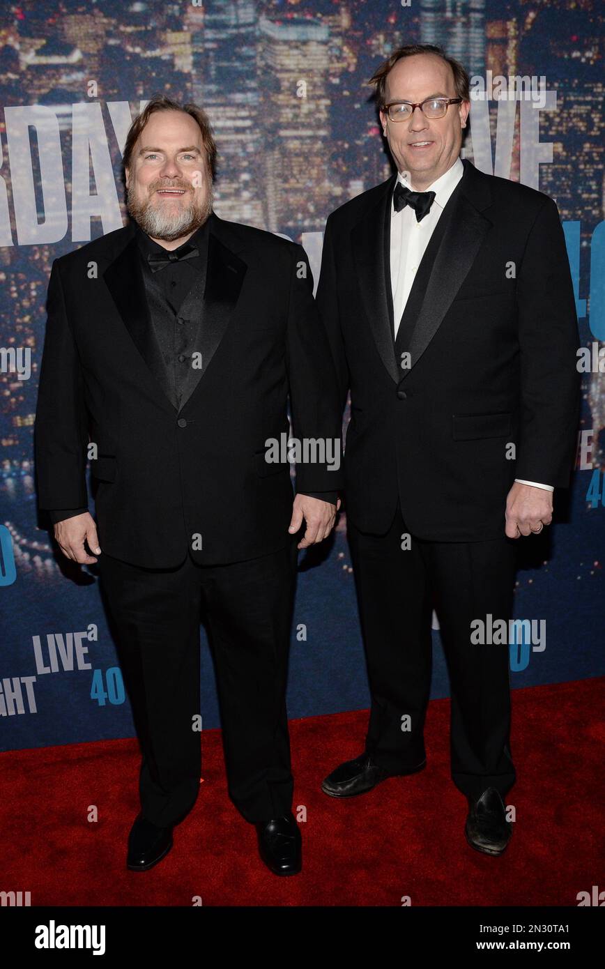 Kevin P. Farley, left, and Tom Farley Jr. arrive at the Saturday Night ...