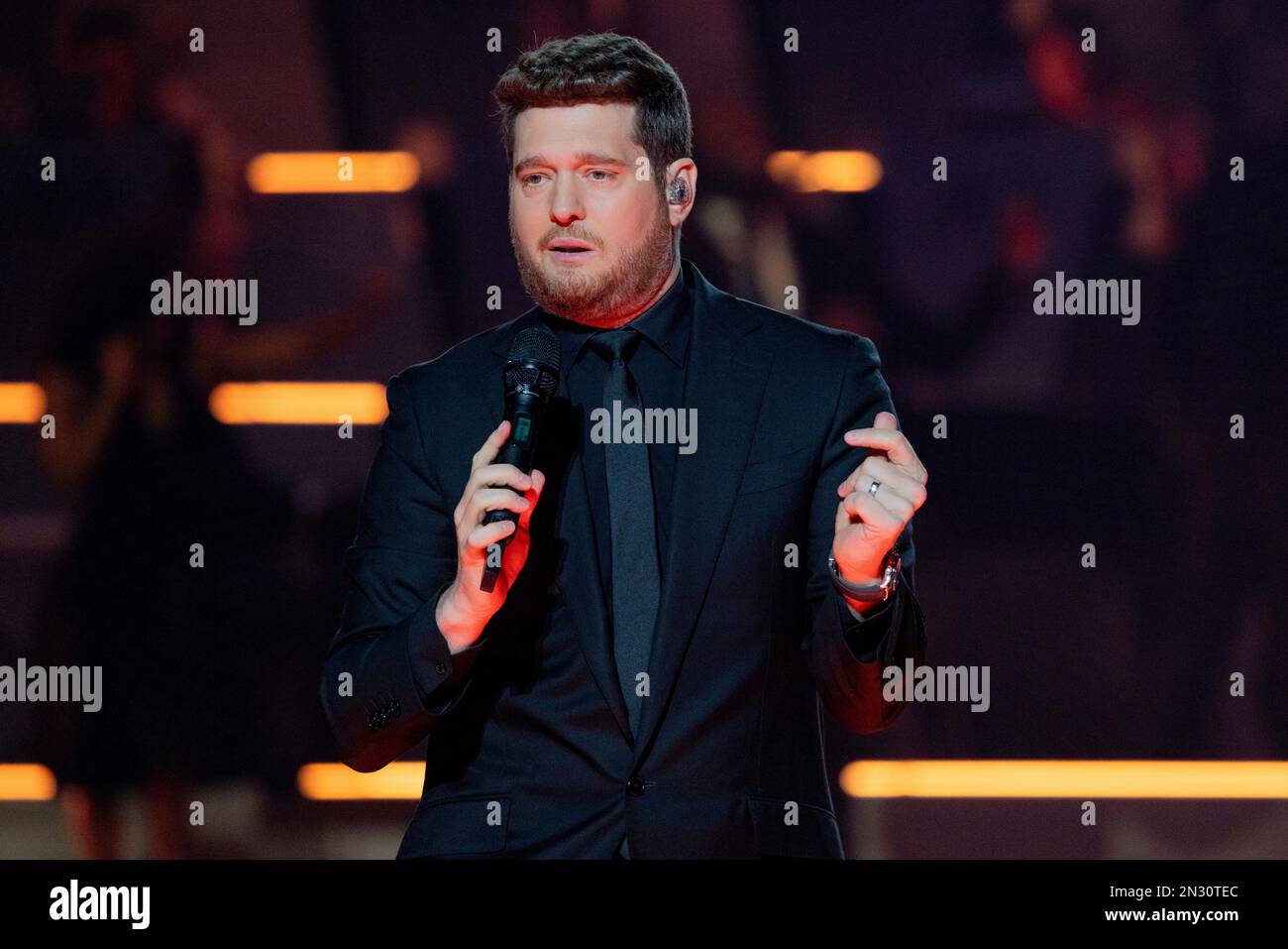 Michael Buble live concert at Mediolanum Forum in Assago Milan Italy ...