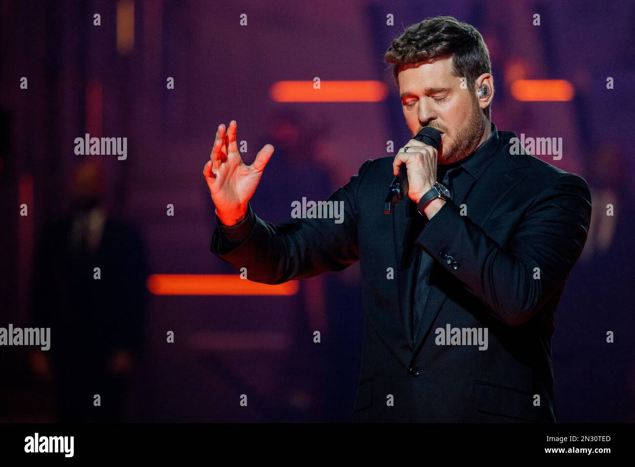 Michael Buble live concert at Mediolanum Forum in Assago Milan Italy ...