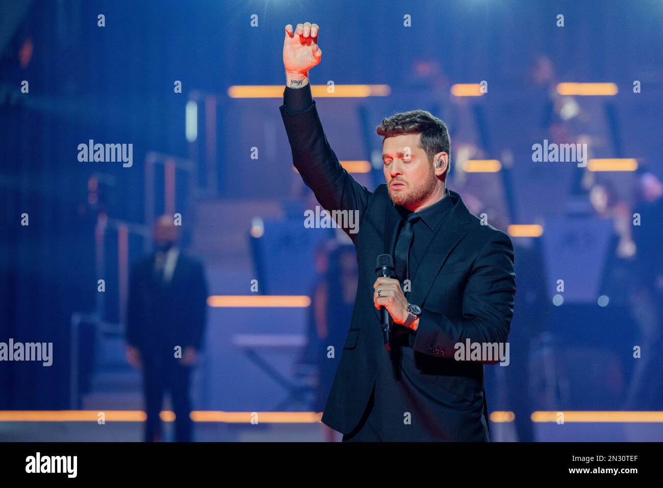 Michael Buble live concert at Mediolanum Forum in Assago Milan Italy ...