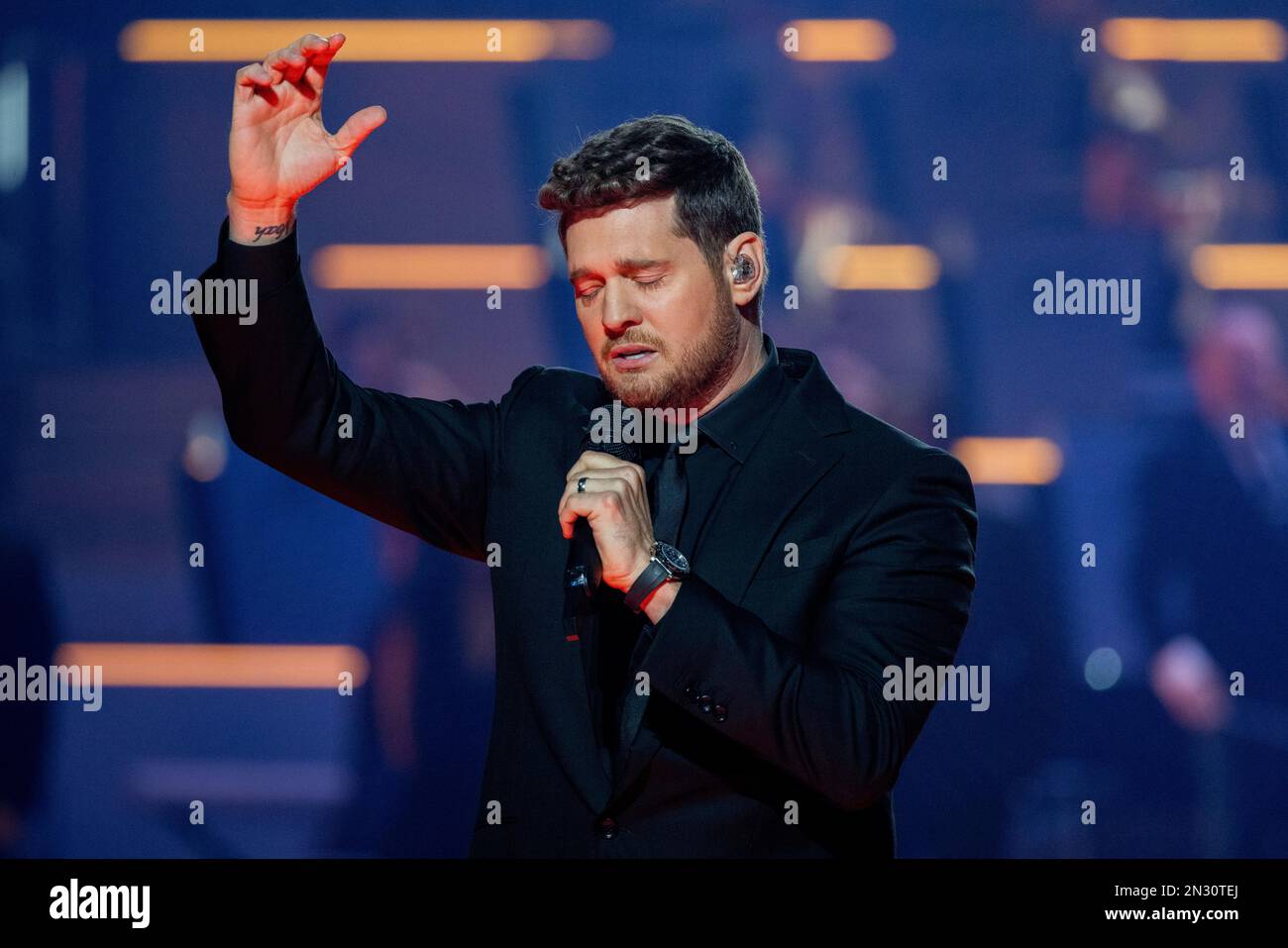 Michael Buble live concert at Mediolanum Forum in Assago Milan Italy ...