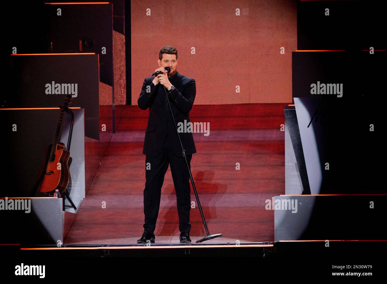 Michael Buble live concert at Mediolanum Forum in Assago Milan Italy ...