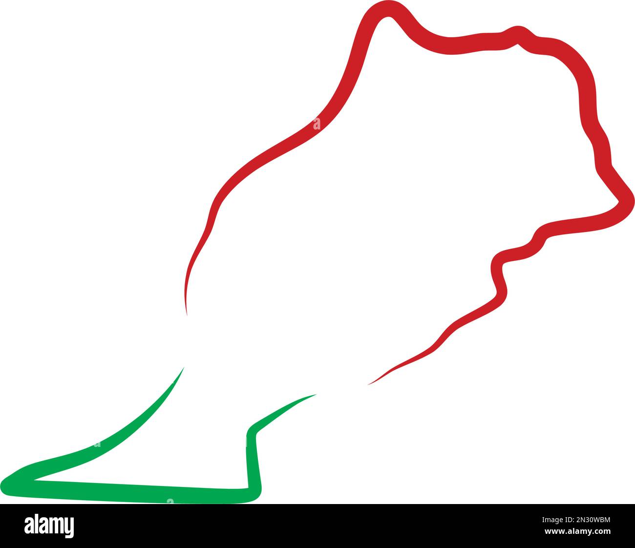 morocco country map logo icon design Stock Vector Image & Art - Alamy
