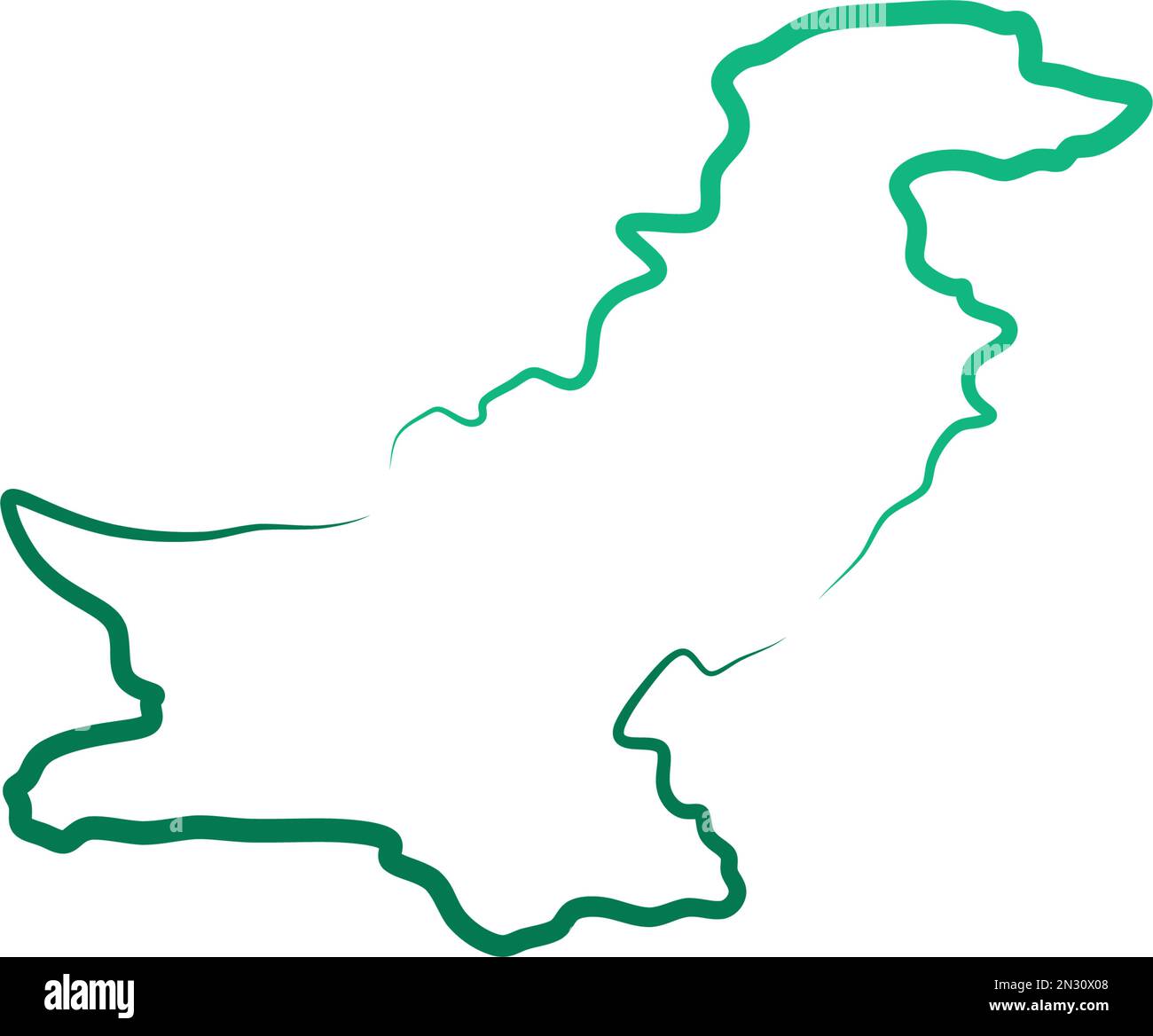 pakistan map vector logo icon symbol Stock Vector Image & Art - Alamy