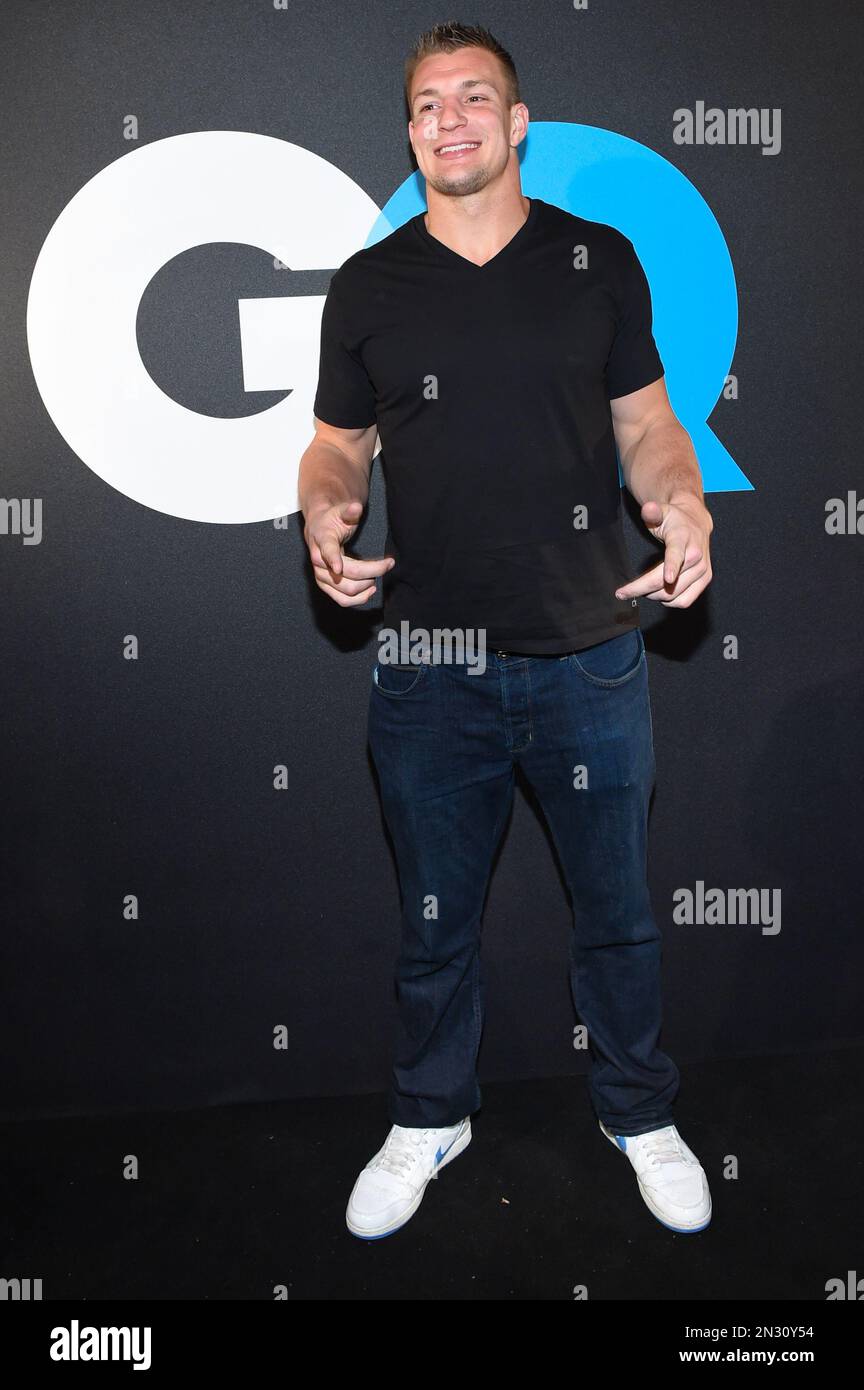 NFL player Rob Gronkowski attends the GQ and NBA All-Star Style ...