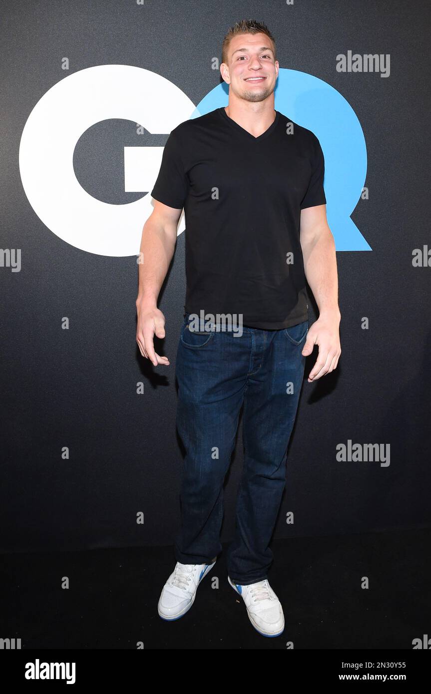 NFL player Rob Gronkowski attends the GQ and NBA All-Star Style ...