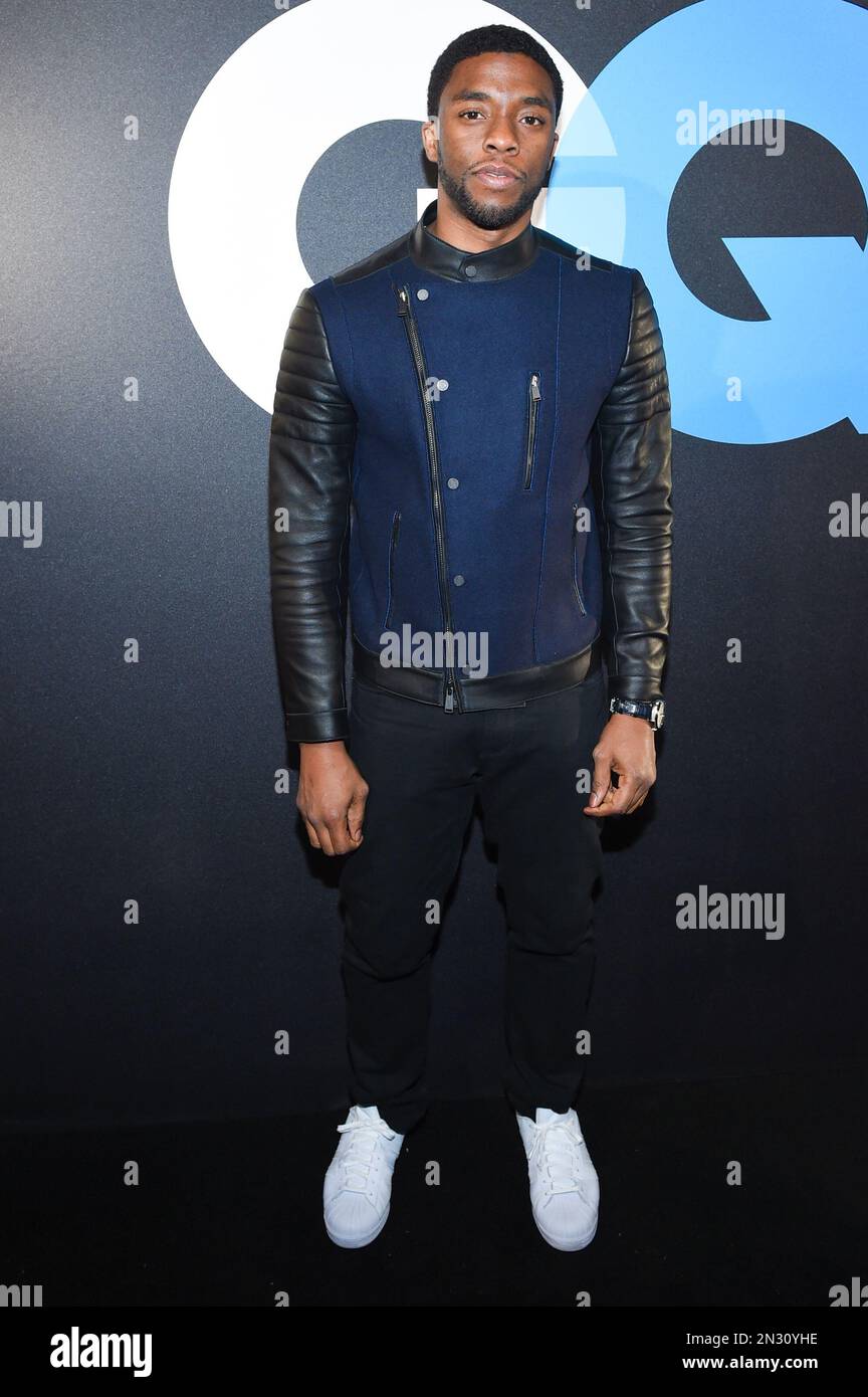 Actor Chadwick Boseman attends the GQ and NBA All-Star Style ...