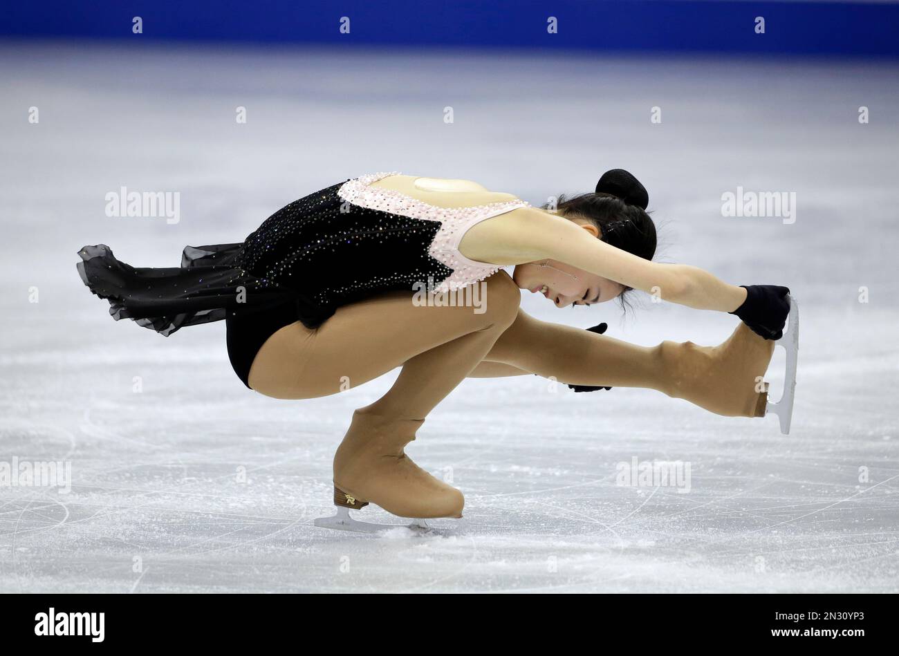 Li Zijun of China performs during the women's free skating in the ISU ...