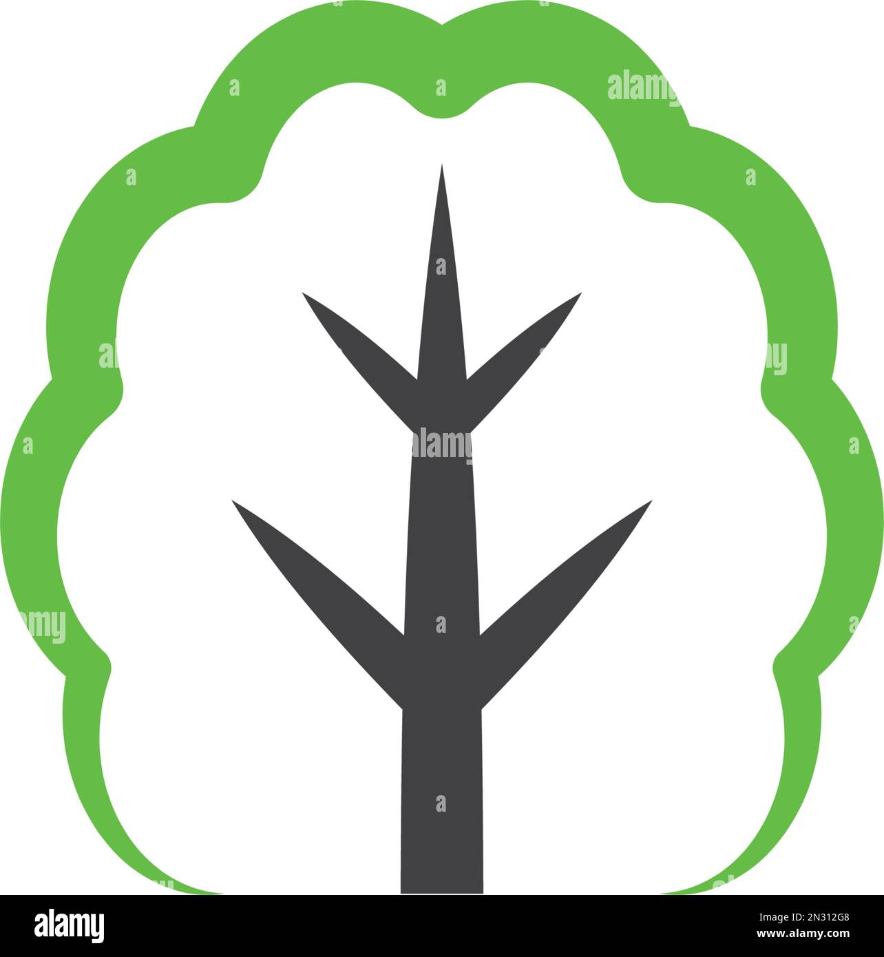 Stylized tree Stock Vector Images - Alamy