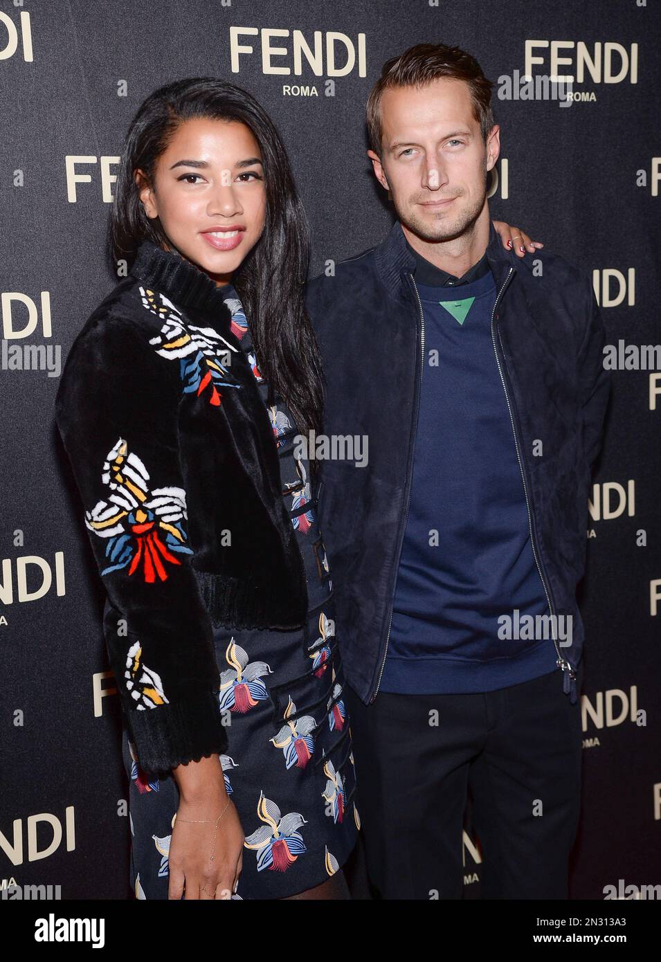 Hannah Bronfman and Brendan Fallis attend Fendi's New York Flagship ...