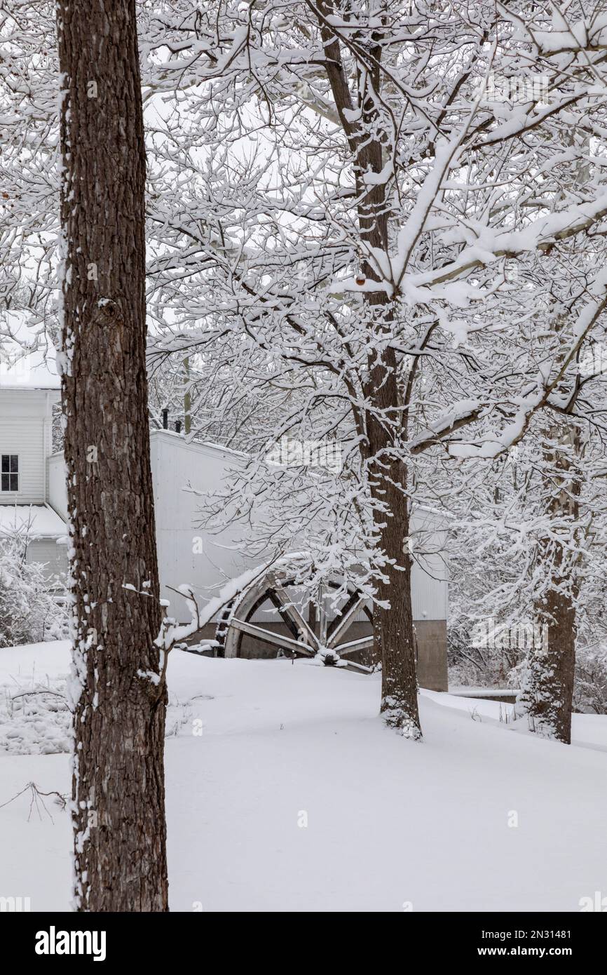 Ray, Michigan - The historic Wolcott Mill, built in 1845 and operated ...