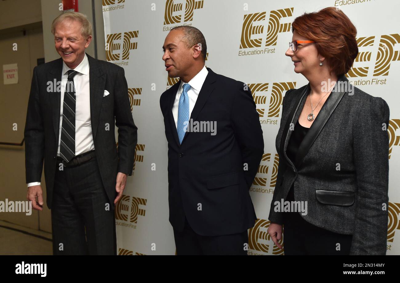 IMAGE DISTRIBUTED FOR EF EDUCATION FIRST - From left, Bertil Hult ...