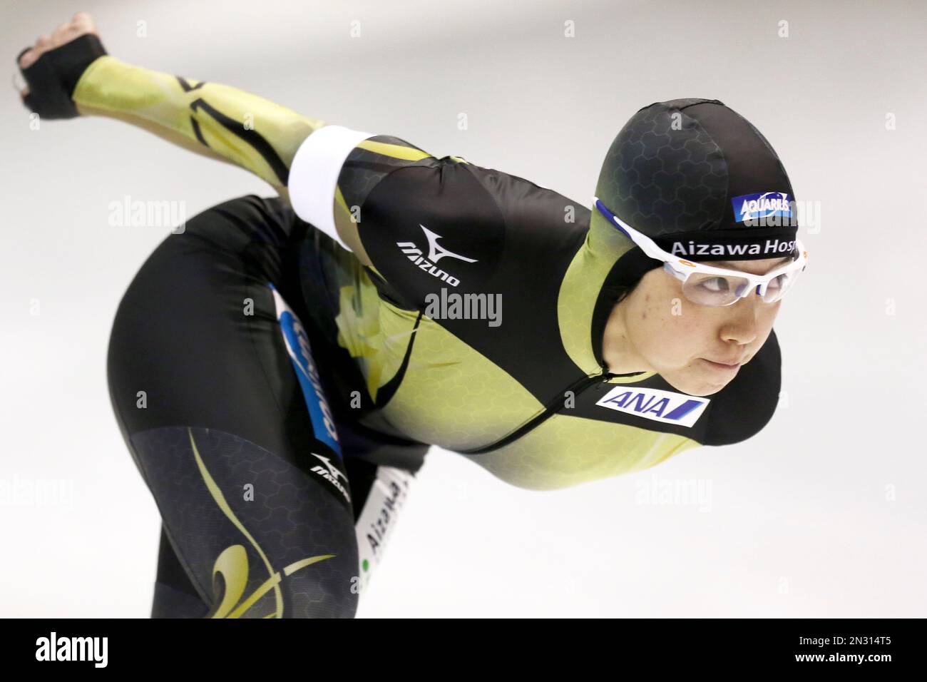 Nao Kodaira of Japan competes in the first heat of the women's 500 ...