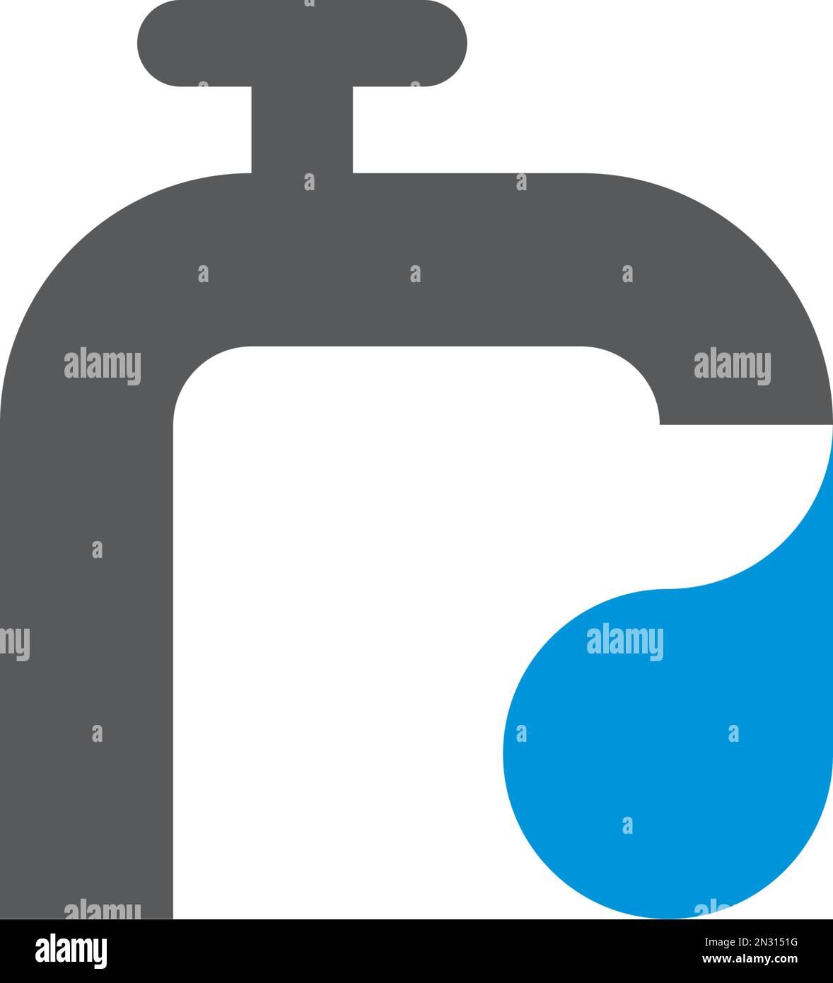 tap water logo icon design element Stock Vector Image & Art - Alamy