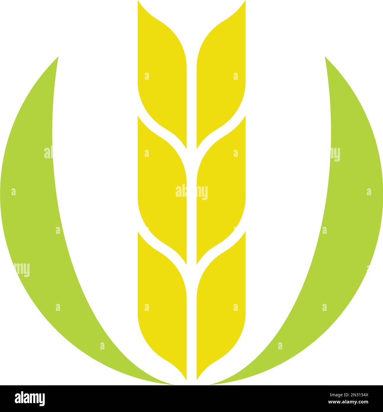 wheat icon symbol logo bakery sign design Stock Vector Image & Art - Alamy