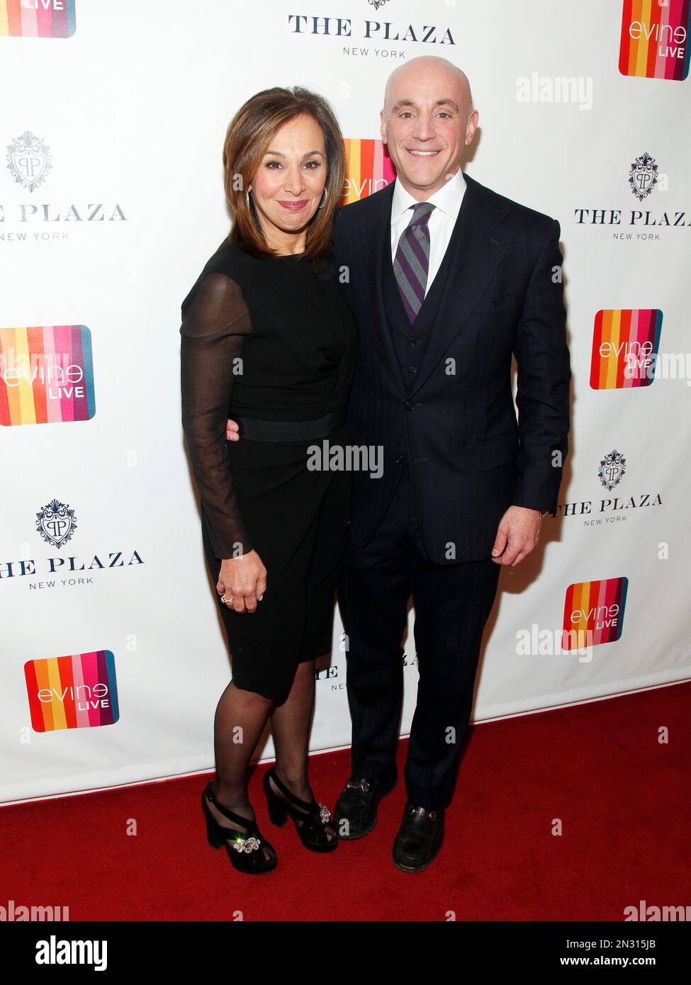 Rosanna Scotto, left, and Anthony Scotto, right, attend the EVINE Live ...