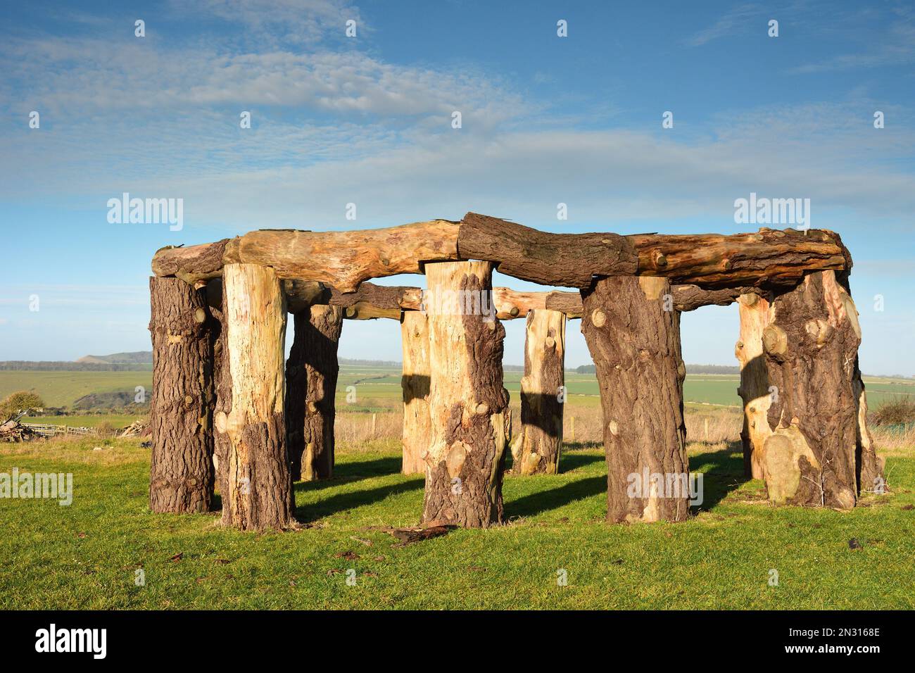 Wood recreation of stonehenge hi-res stock photography and images - Alamy
