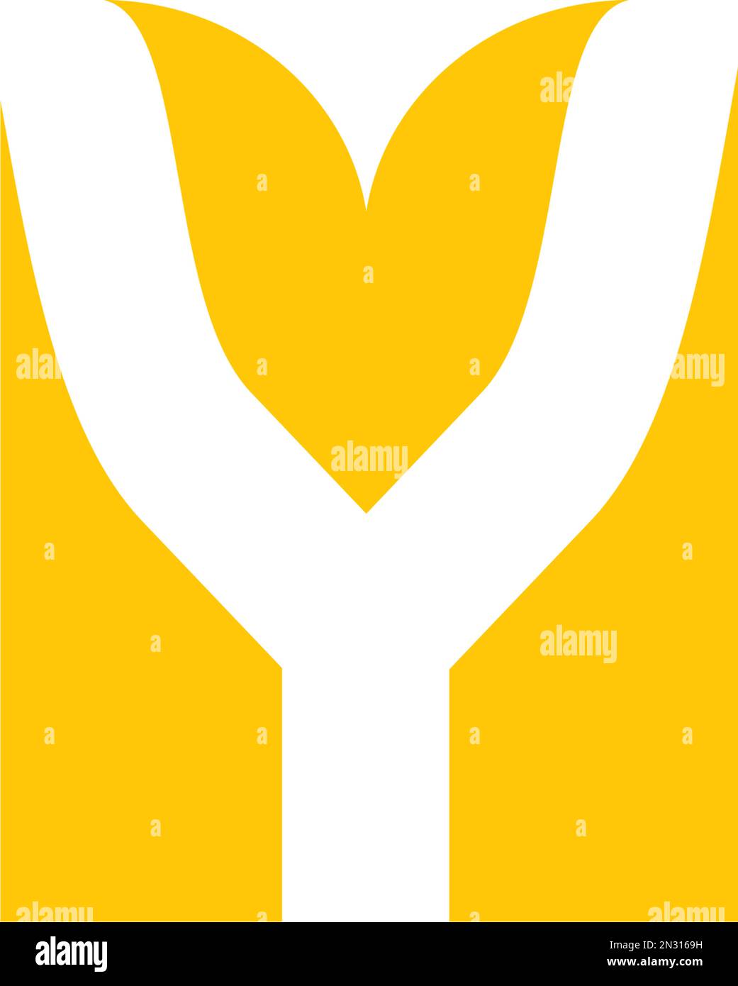 yellow letter y logo icon vector design Stock Vector Image & Art - Alamy