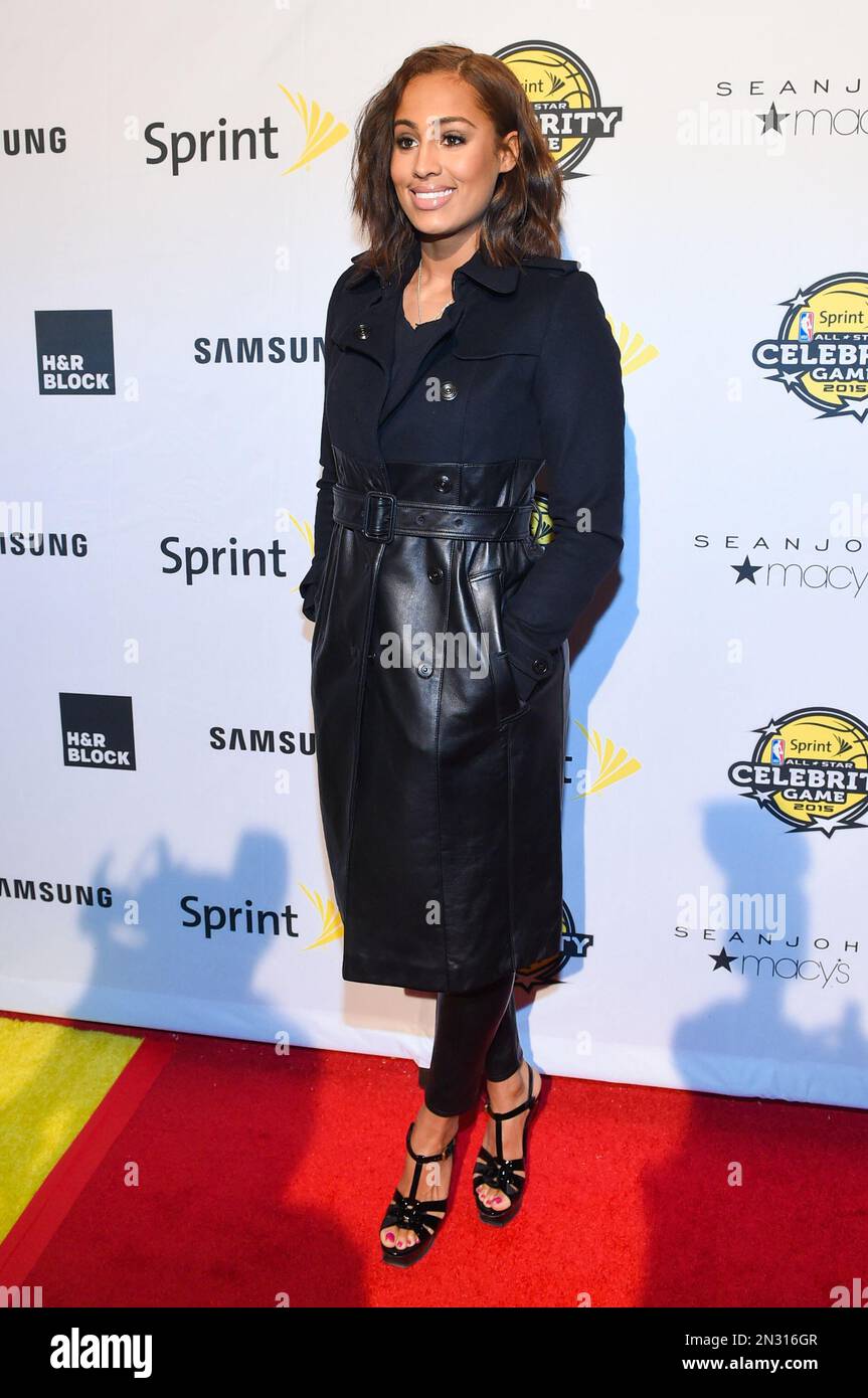 WNBA player Skylar Diggins attends the 2015 Sprint NBA All-Star ...