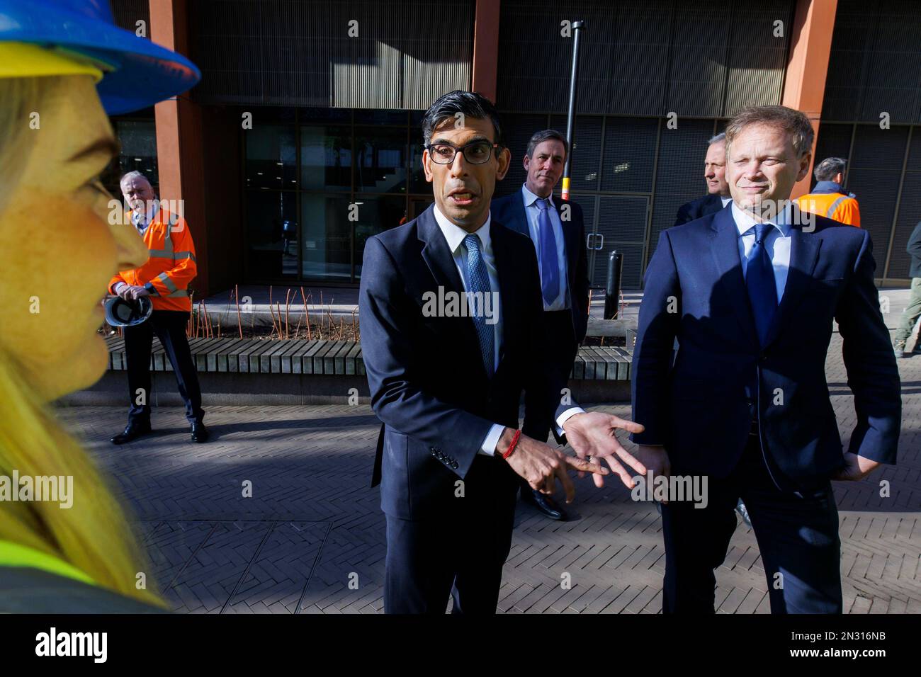 Britain's Prime Minister Rishi Sunak and newly appointed Energy Security and Net Zero Secretary ...