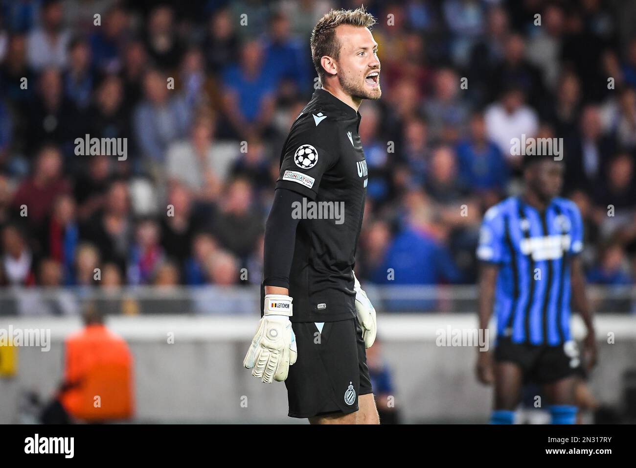 Simon MIGNOLET of Brugge during the UEFA Champions League, Group B ...