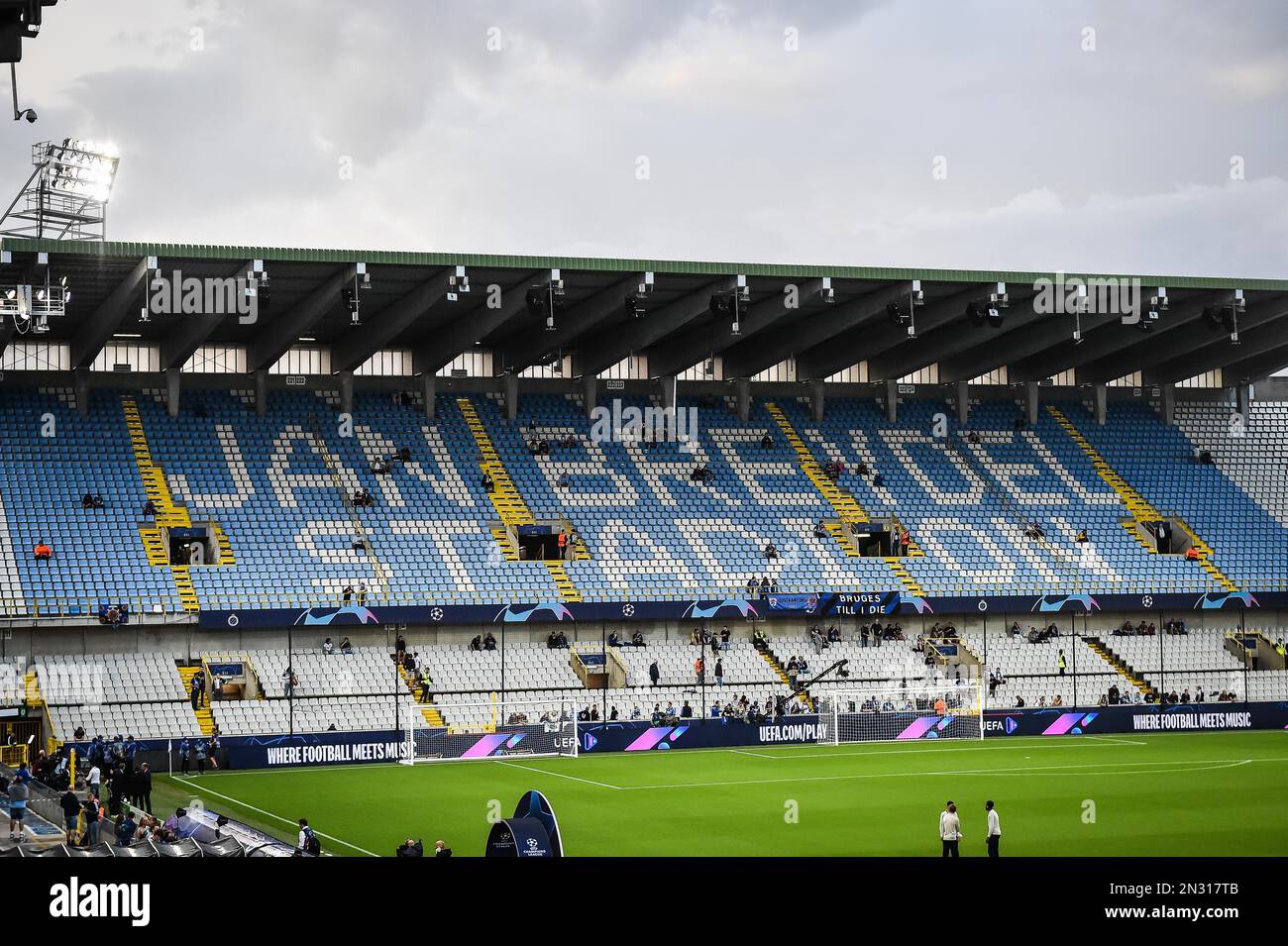 General View During The Uefa Champions League Group B Football Match