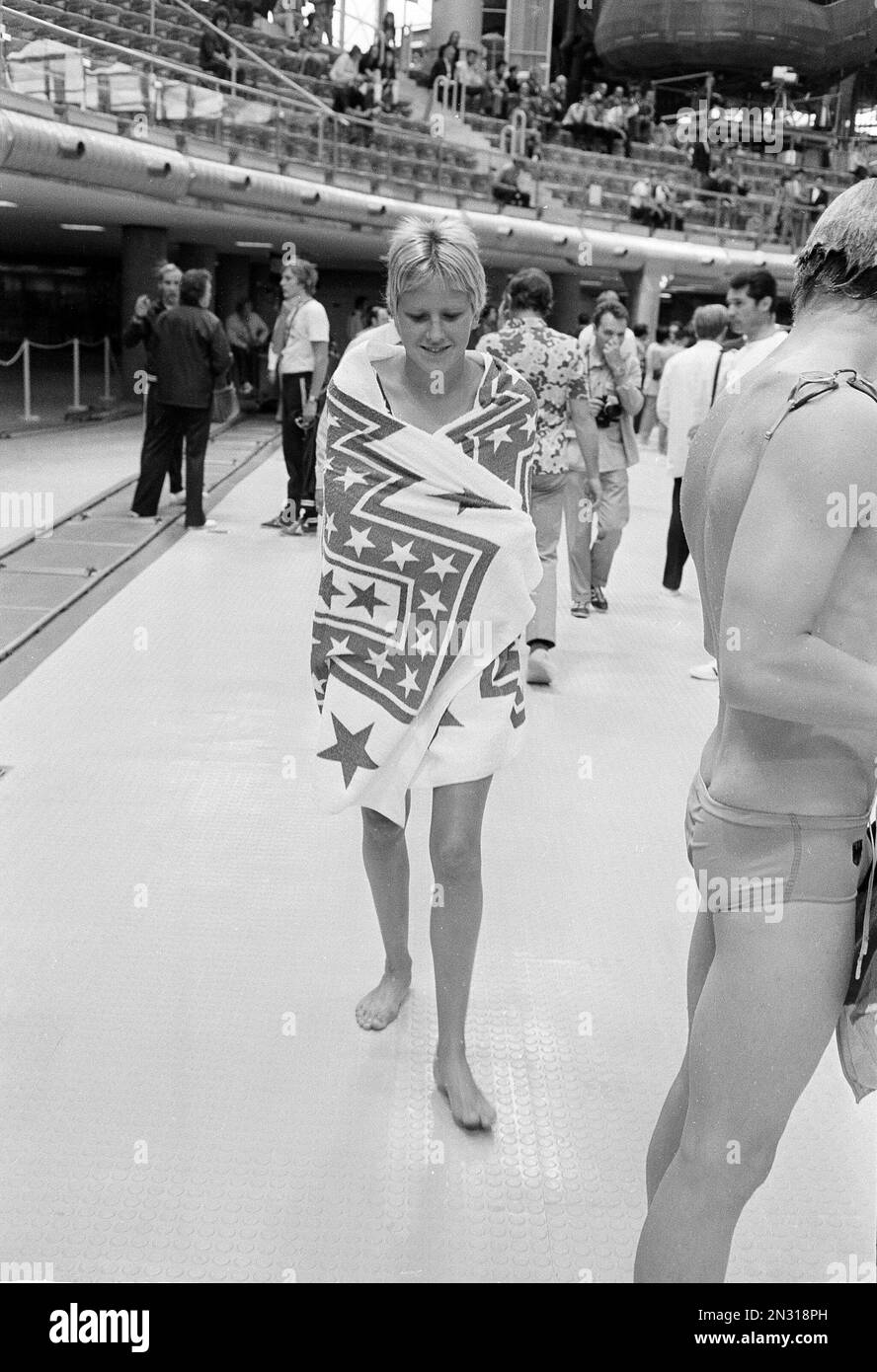 Wrapped in stars, Shirley Babashoff, 100, 200 and 400 meter freestyle ...