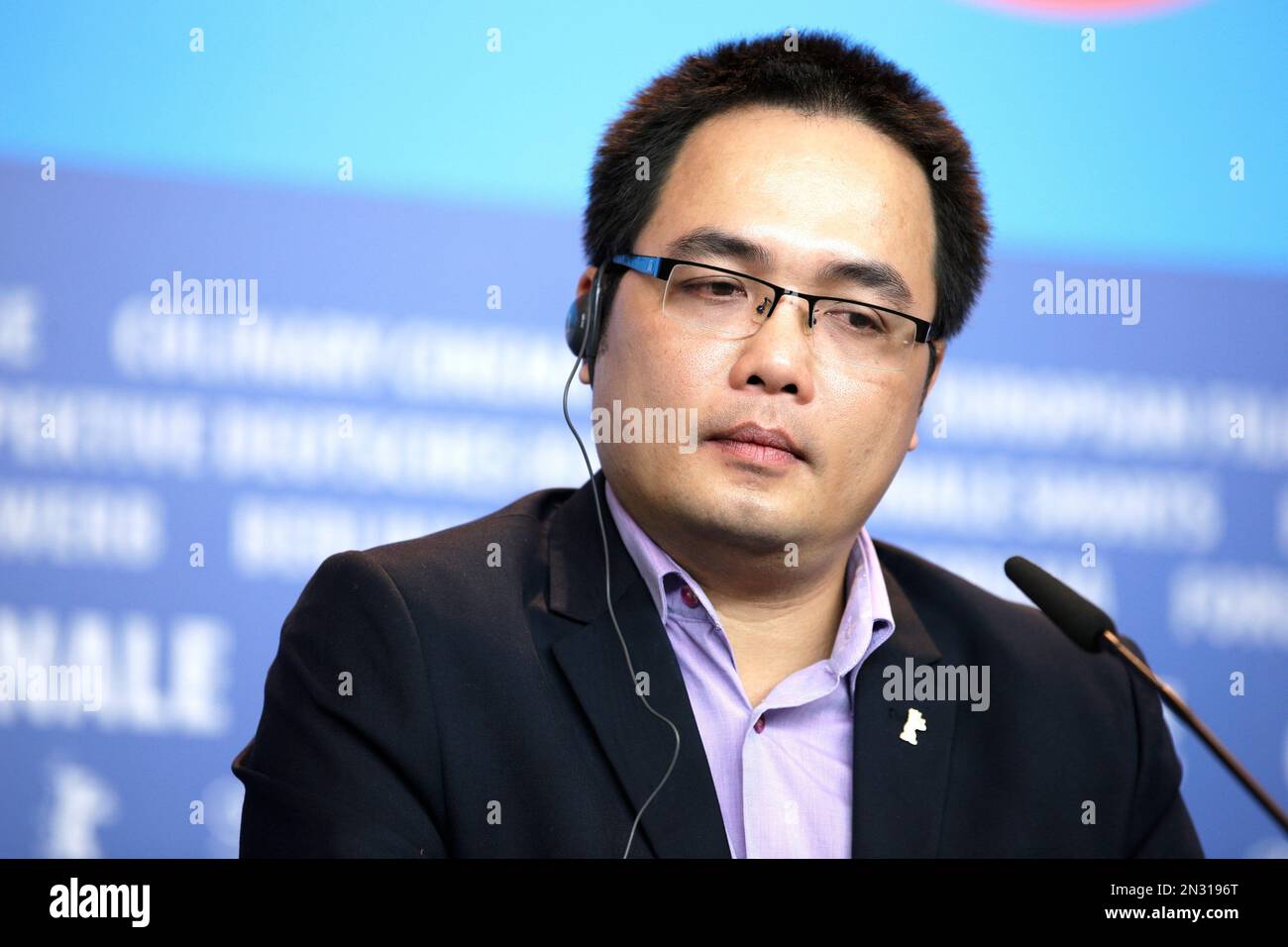Vietnamese director Phan Dang Di during the press conference for the ...