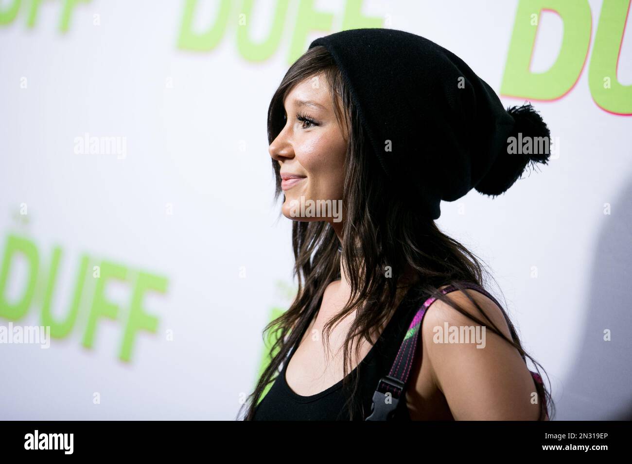 Nova Rockafeller arrives at the Los Angeles Fan Screening of "THE DUFF ...