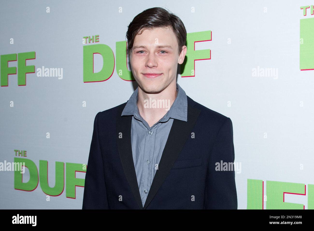 Nick Eversman arrives at the Los Angeles Fan Screening of "THE DUFF" on Thursday, Feb. 12, 2015 ...