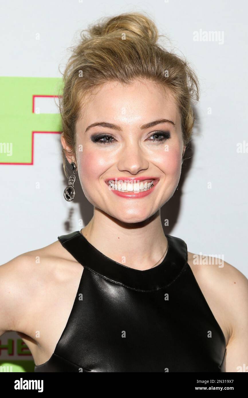 Skyler Samuels attends the Los Angeles Fan Screening of "The Duff" on ...