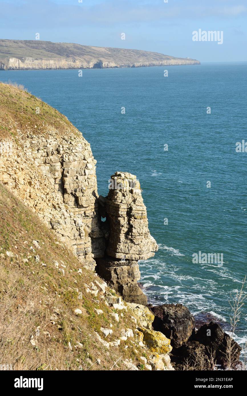 Jurassic Coastal Path Dorset Stock Photo - Alamy