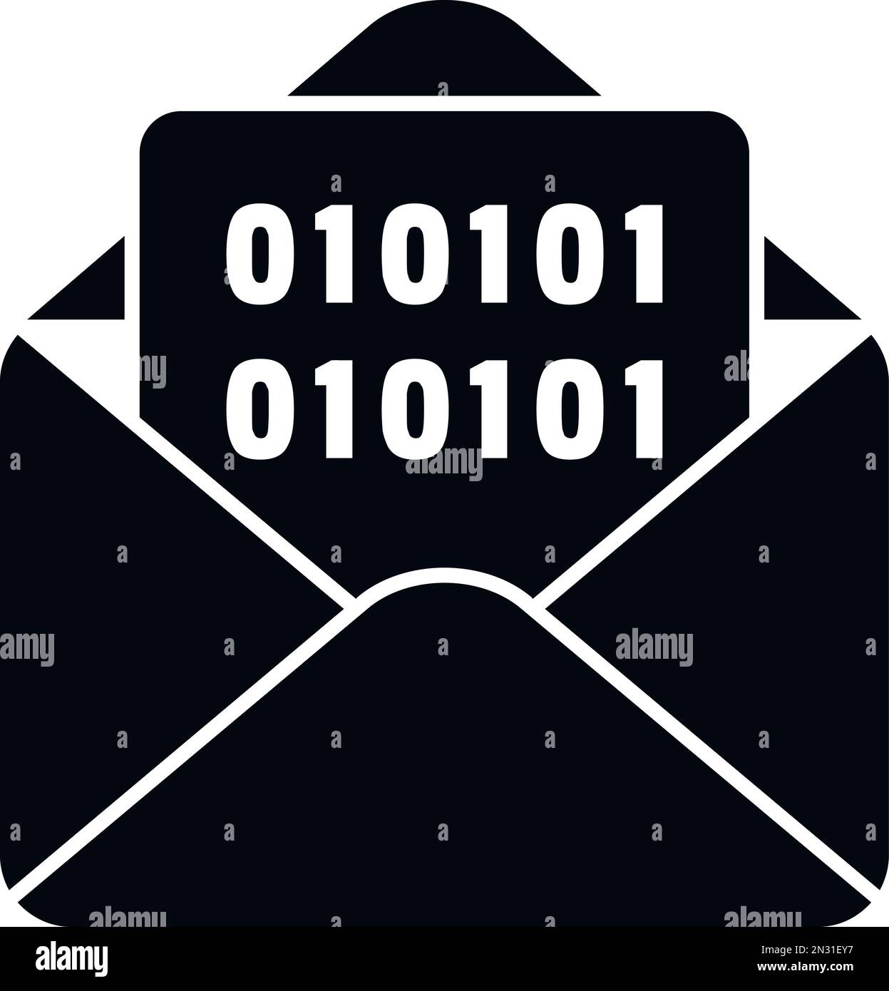 Email bug icon simple vector. Laptop error. Threat web Stock Vector ...