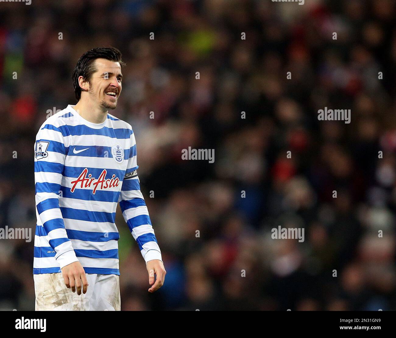 Queens Park Rangers' captain Joey Barton during their English Premier ...