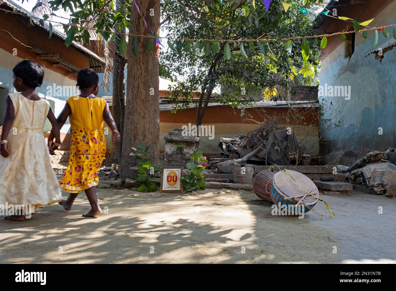 On the last full moon, Bidu Chandan Puja has been celebrated by Santan ...