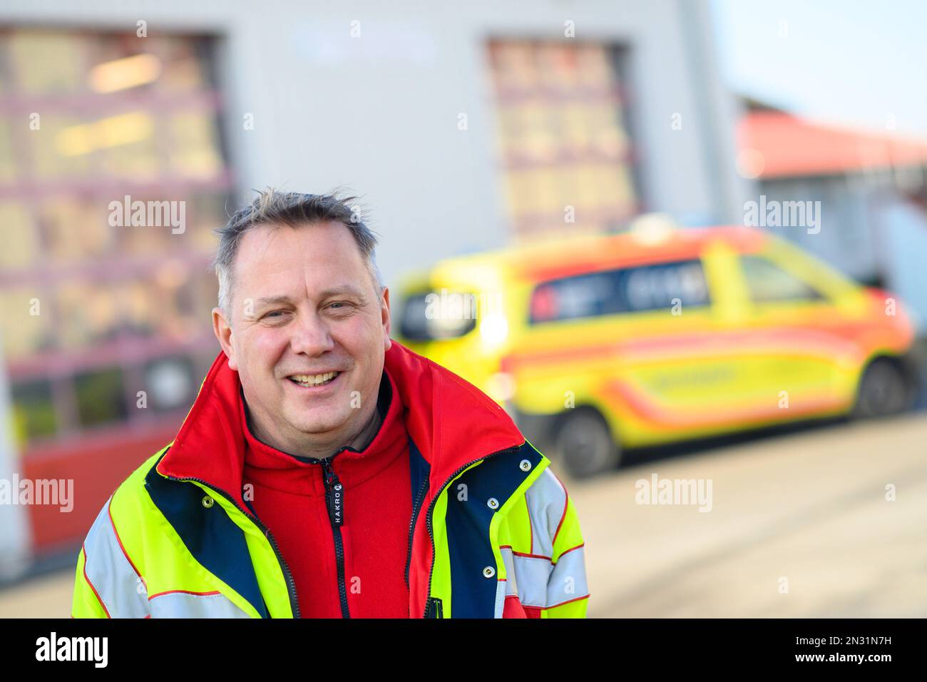 07 February 2023, Saxony-Anhalt, Wittenberg: Mario Kleinschmidt, an ...