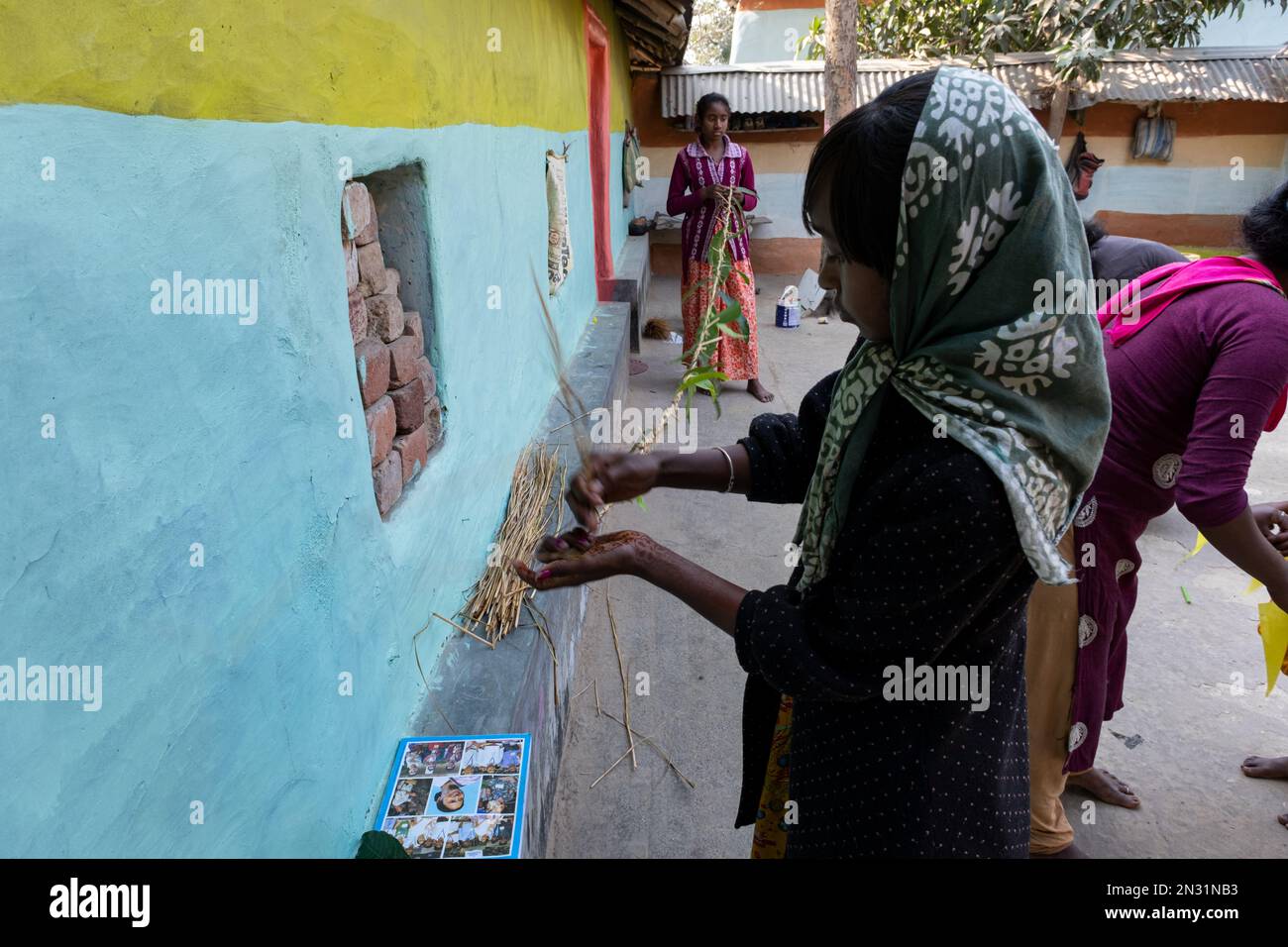 On the last full moon, Bidu Chandan Puja has been celebrated by Santan ...