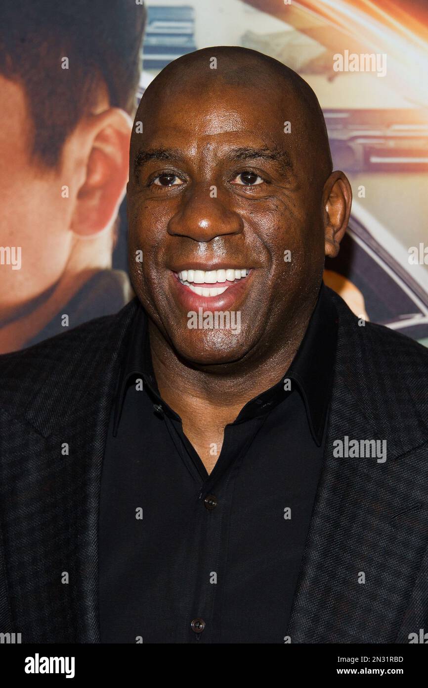 Magic Johnson attends a special screening of "Kingsman: The Secret ...