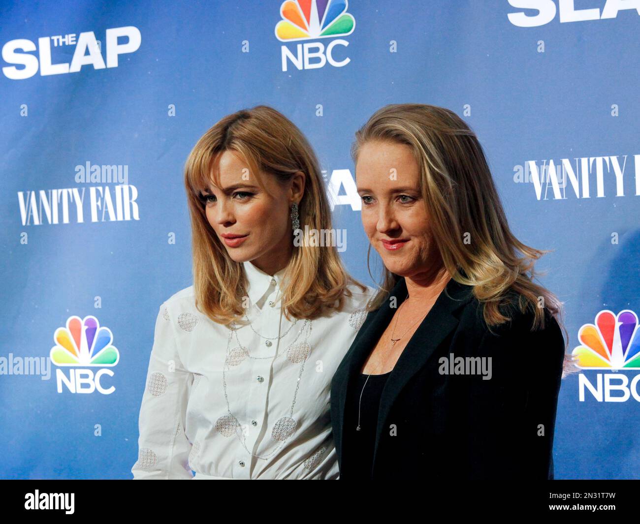 Melissa George, left, and NBC Entertainment president Jennifer Salke ...