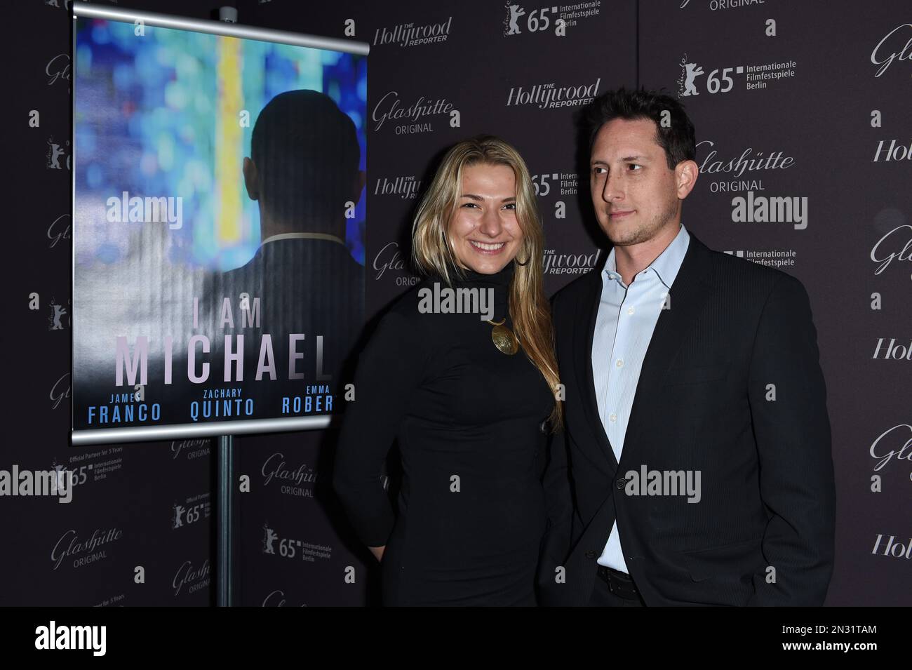 Juliana Lubin and Nat McCormick attend The Hollywood Reporter/Glashütte ...