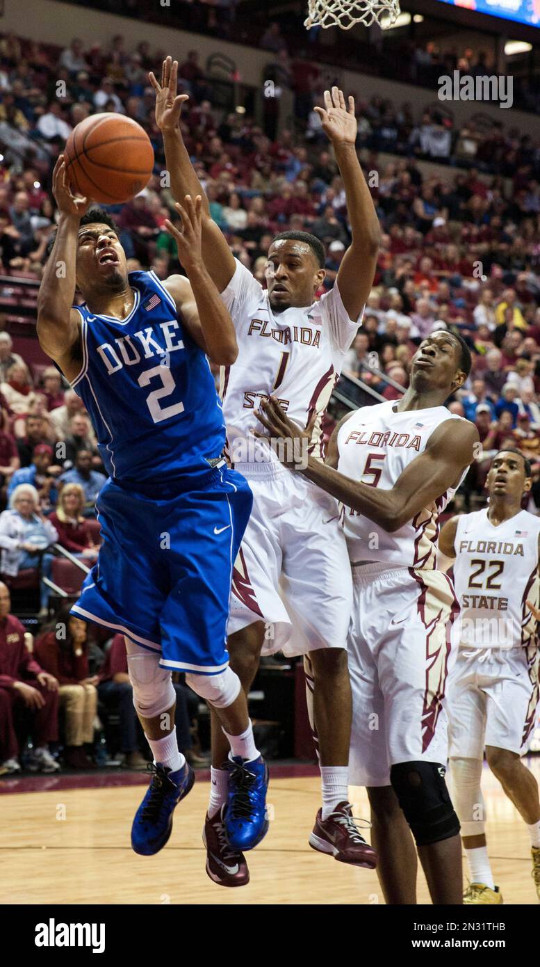 Duke guard Quinn Cook goes up for two points against Florida State's ...