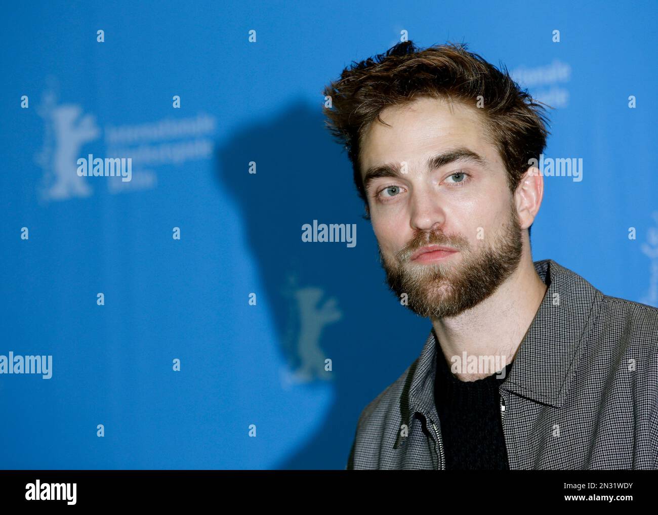 Actor Robert Pattinson poses during the photo call for the movie 'Life' at the 2015 Berlinale ...