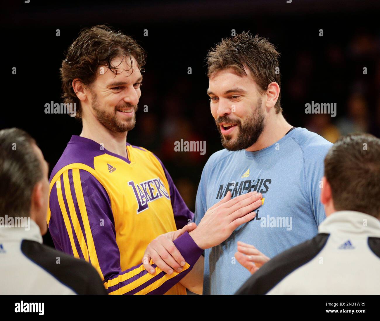 FILE - In this Nov. 15, 2013, file photo, Los Angeles Lakers' Pau Gasol ...