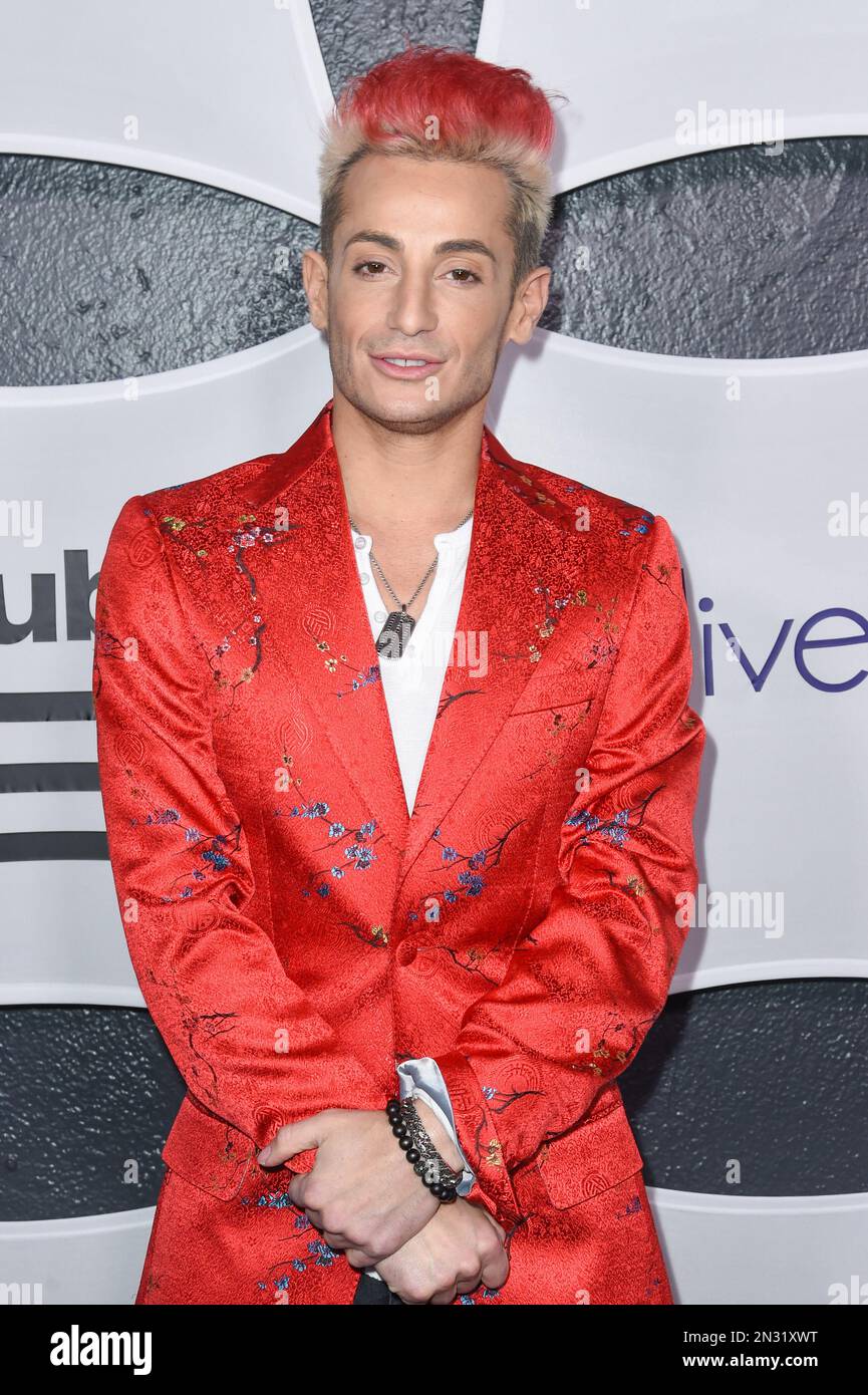 Frankie Grande arrives at Republic Records & Big Machine Label Group ...