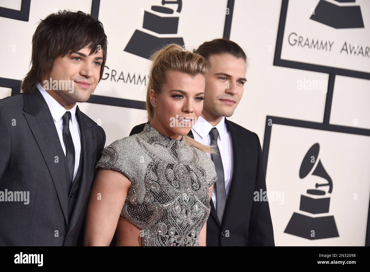 Reid Perry, from left, Kimberly Perry, and Neil Perry of The Band Perry ...