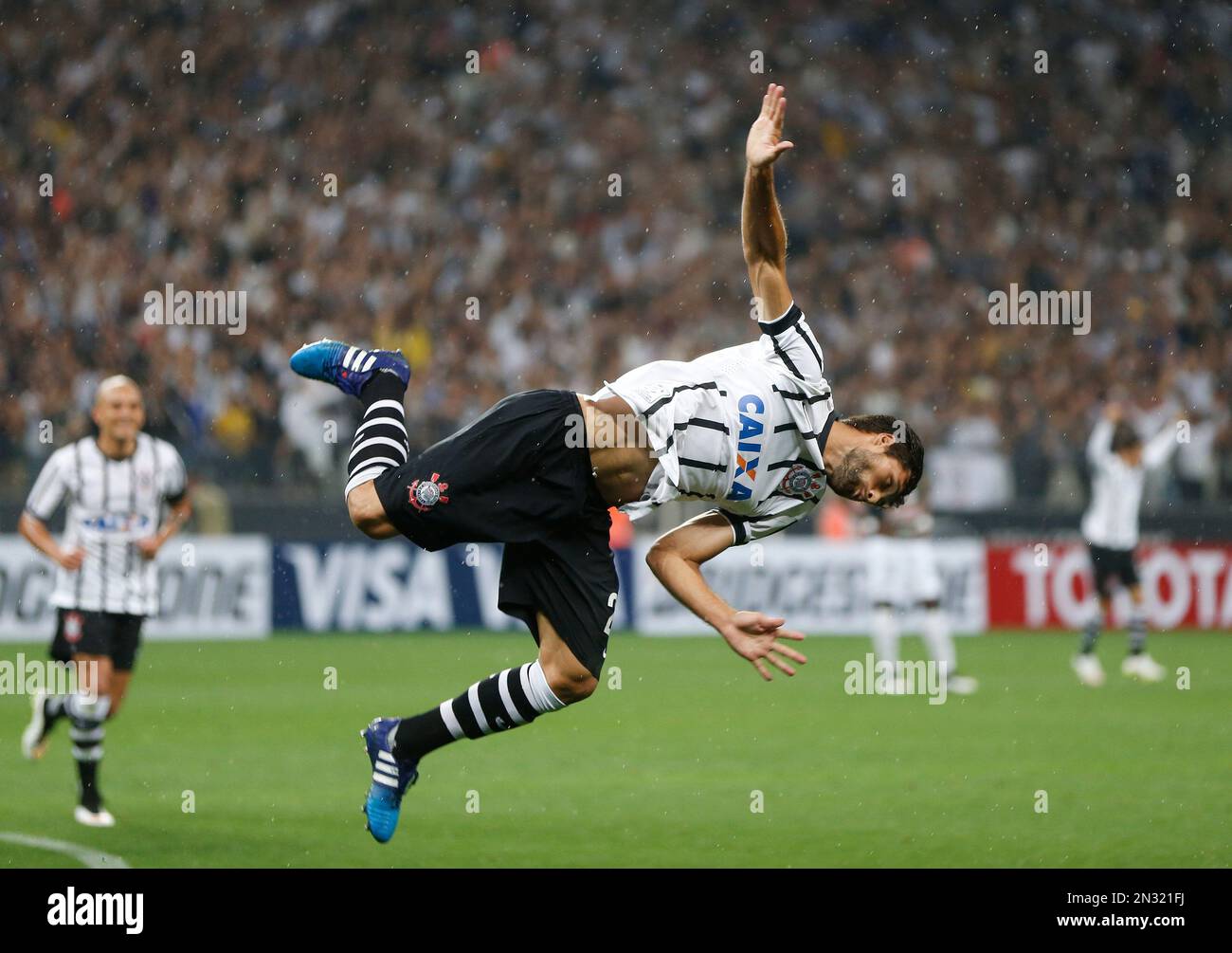 In this Wednesday, Feb. 4, 2015 photo, Felipe of Brazil's Corinthians ...