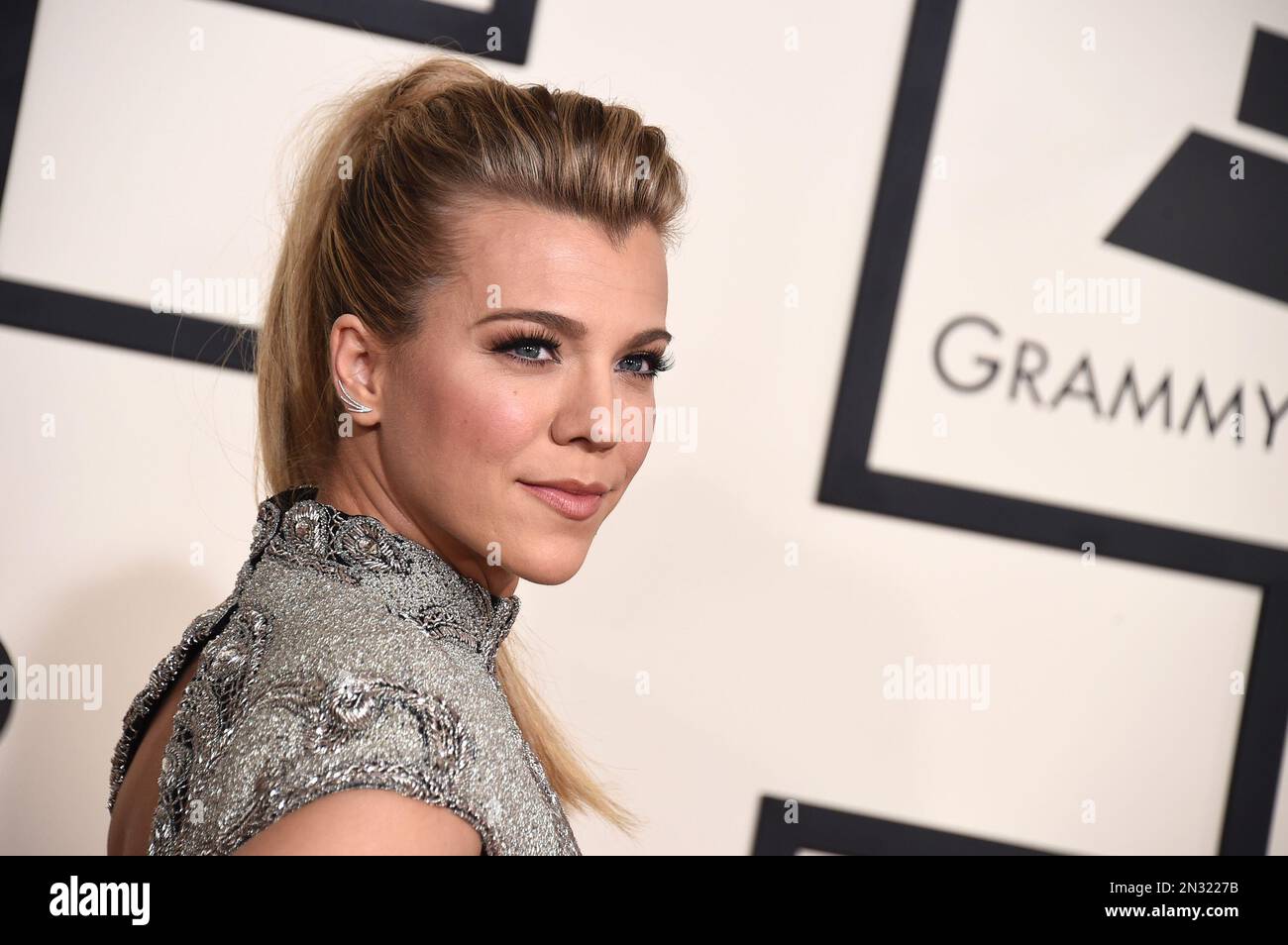 Kimberly Perry of The Band Perry arrives at the 57th annual Grammy ...
