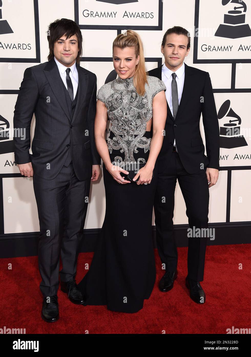 Reid Perry, from left, Kimberly Perry, and Neil Perry of The Band Perry ...